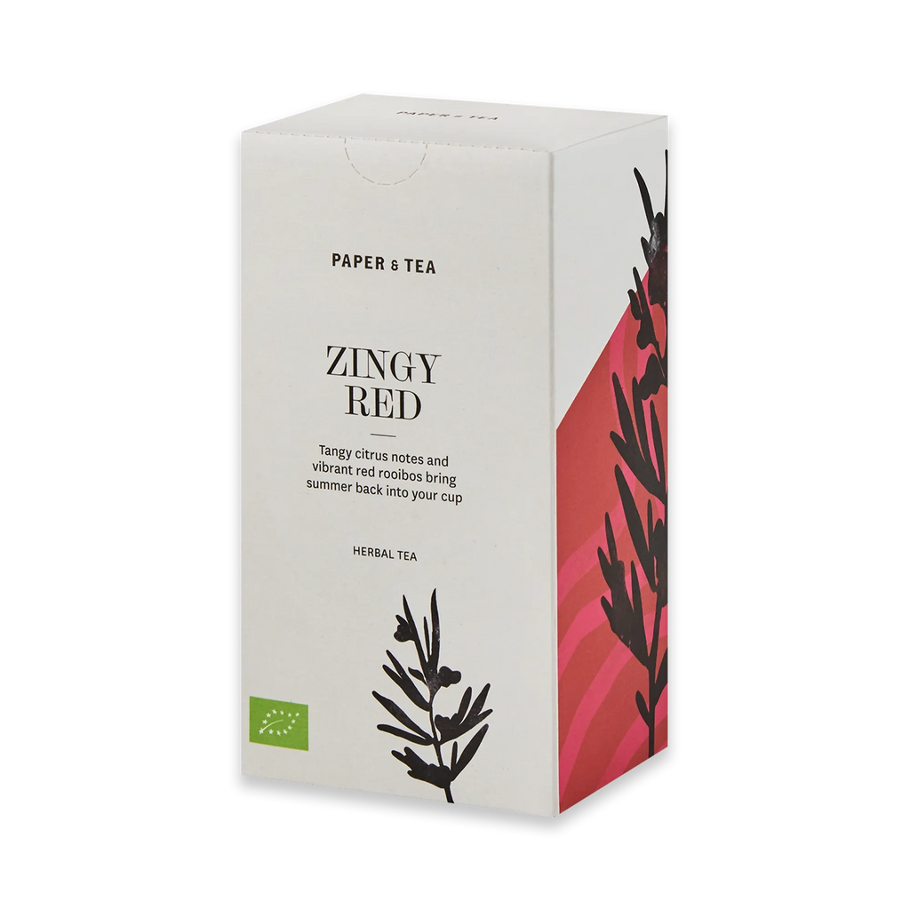 Kräutertee "Zingy Red": Mischung mit Rooibos & Zitrus